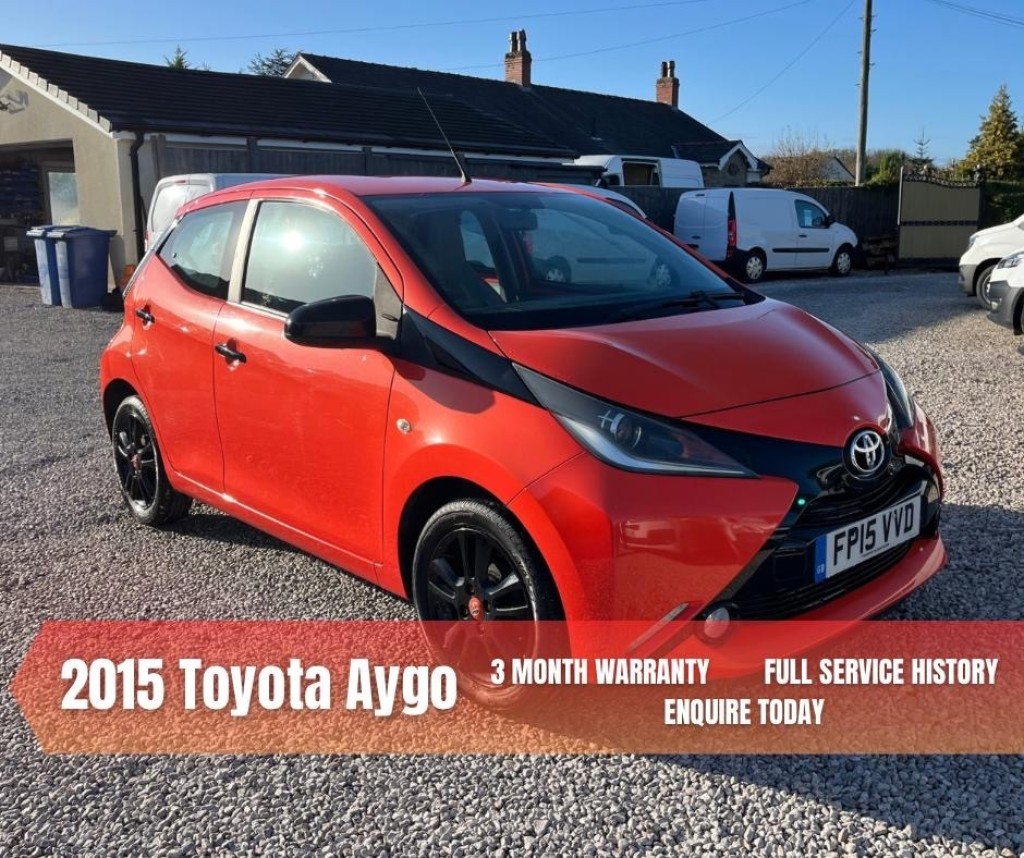 SOLD - Used TOYOTA AYGO 2015 Orange in Chorley, Lancashire | Steven ...